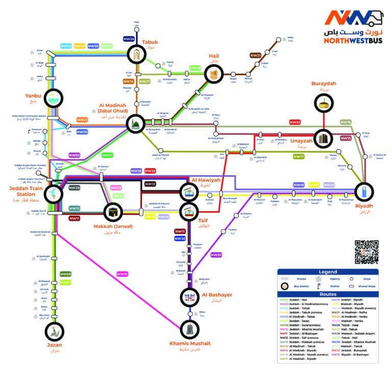 Your Convenient Bus Stops & Stations | Northwest BUS
